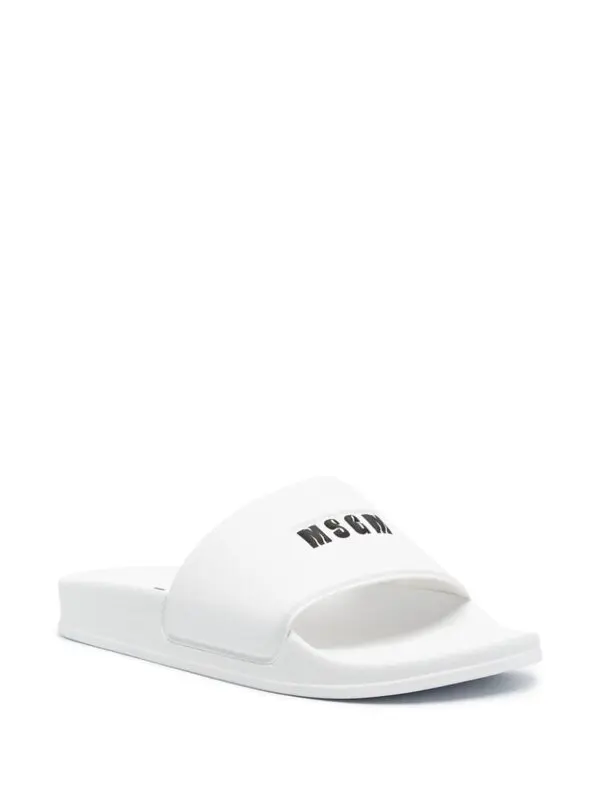 MSGM Logo-embossed Slides