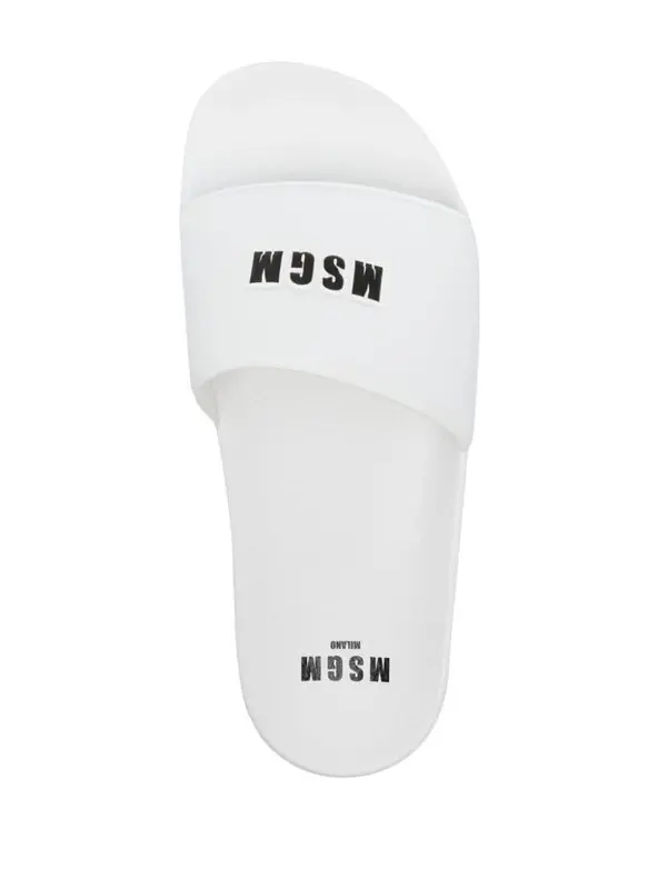 MSGM Logo-embossed Slides