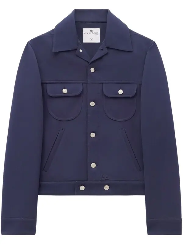 COURREGES Button-up Jacket - Blue