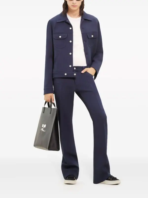 COURREGES Button-up Jacket - Blue