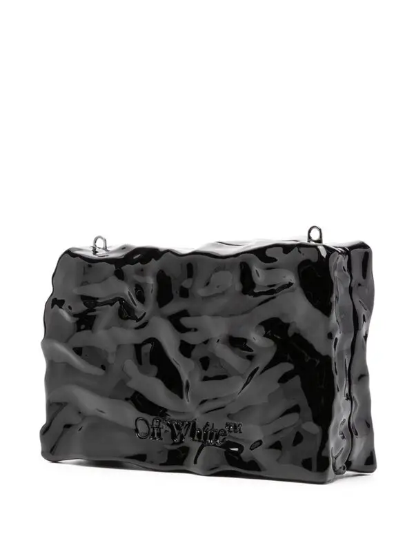 Off-White Quote Textured Clutch