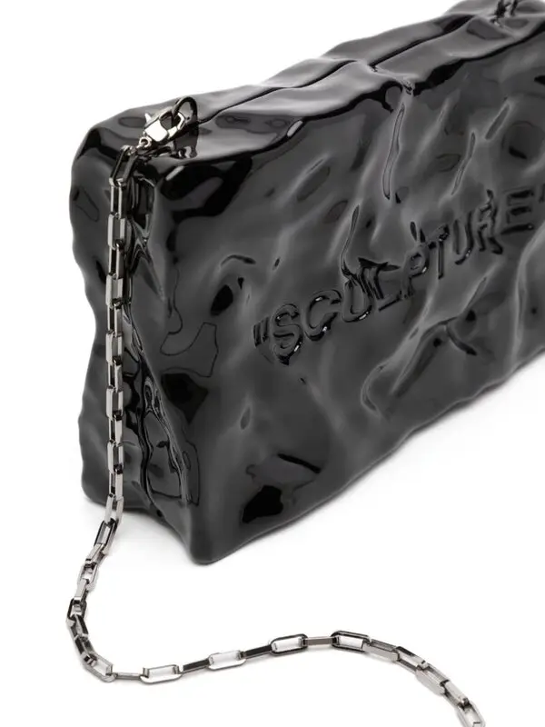 Off-White Quote Textured Clutch