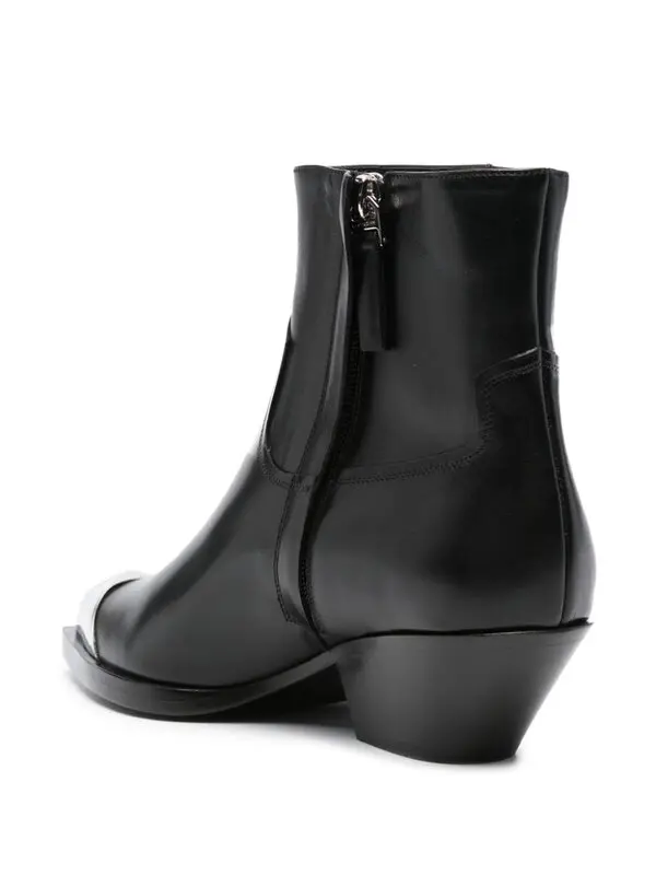 Givenchy 4g Leather Ankle Boots - Black | Editorialist