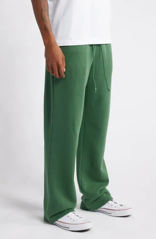 ELWOOD Core Organic Cotton Straight Leg Sweatpants - Vintage Forest
