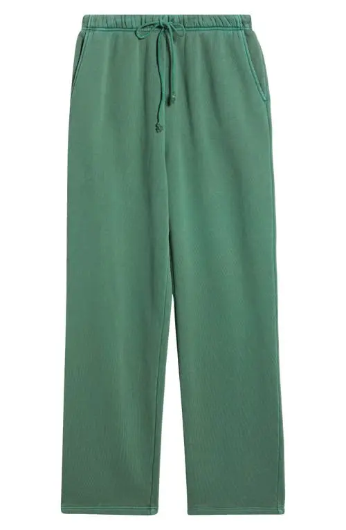 ELWOOD Core Organic Cotton Straight Leg Sweatpants - Vintage Forest