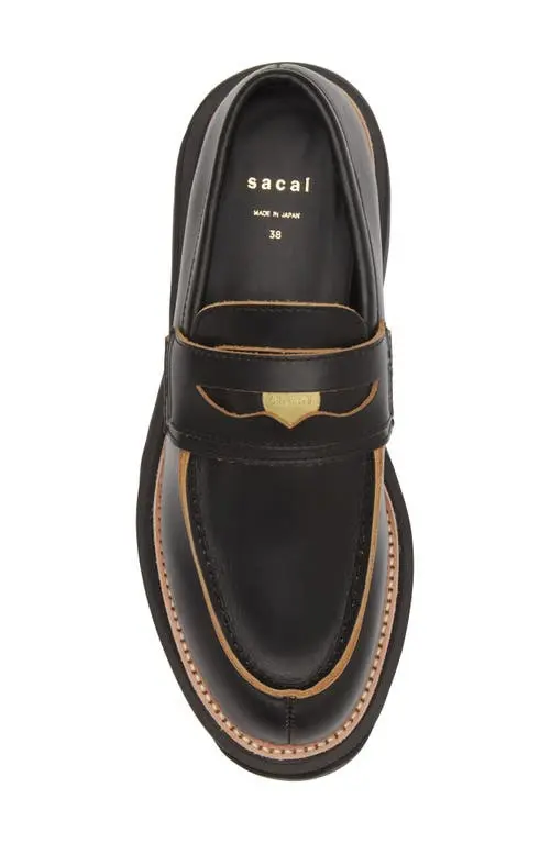 Sacai Platform Penny Loafer