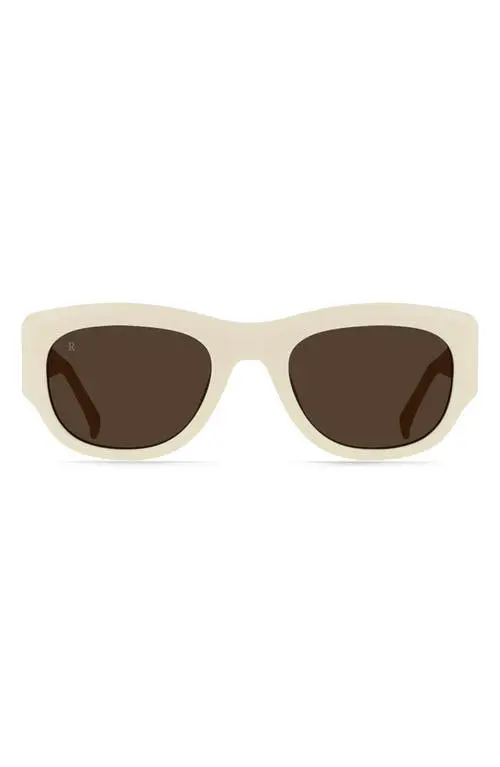 Raen Lonso Rectangular Sunglasses - New Blonde/ Vibrant Brown