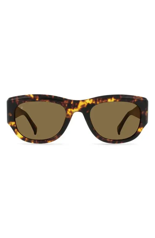 Raen Lonso Rectangular Sunglasses - Ristretto Tortoise/ Aria