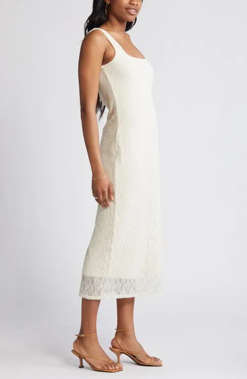 Bp. Lace Sleeveless Maxi Dress In Ivory Dove - 44% Off | Editorialist