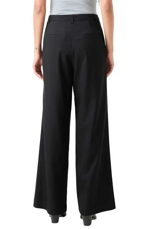 GREY LAB Pleated Belted Wide Leg Pants