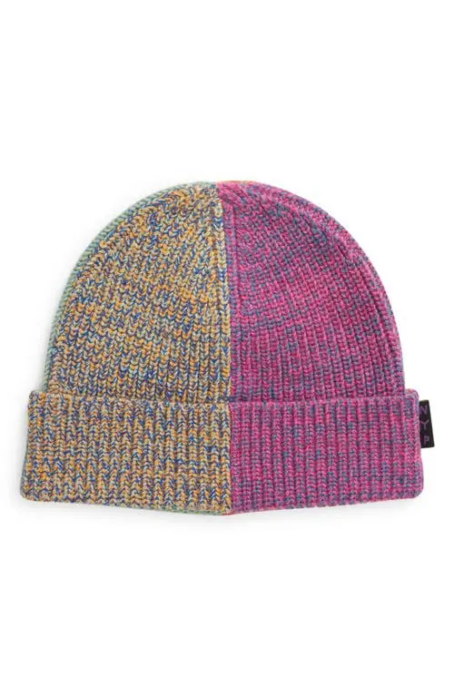 WASTE YARN PROJECT Kaja Colorblock Beanie - Multi Pink