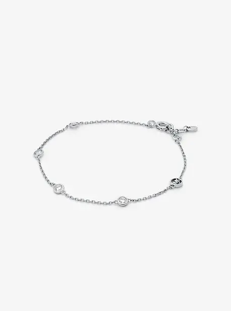 Michael Kors Precious Metal-plated Sterling Cubic Zirconia Bracelet