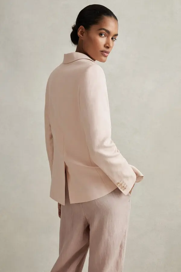 REISS Farrah Single-breasted Blazer With Tencel™ Fibers