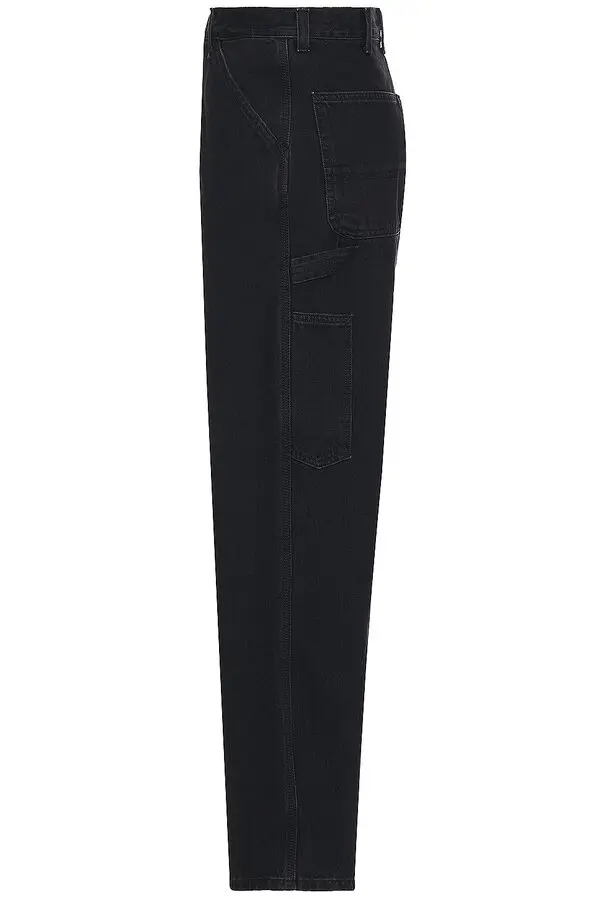 Carhartt Work In Progress Single Knee Jeans - Black Stone Washed