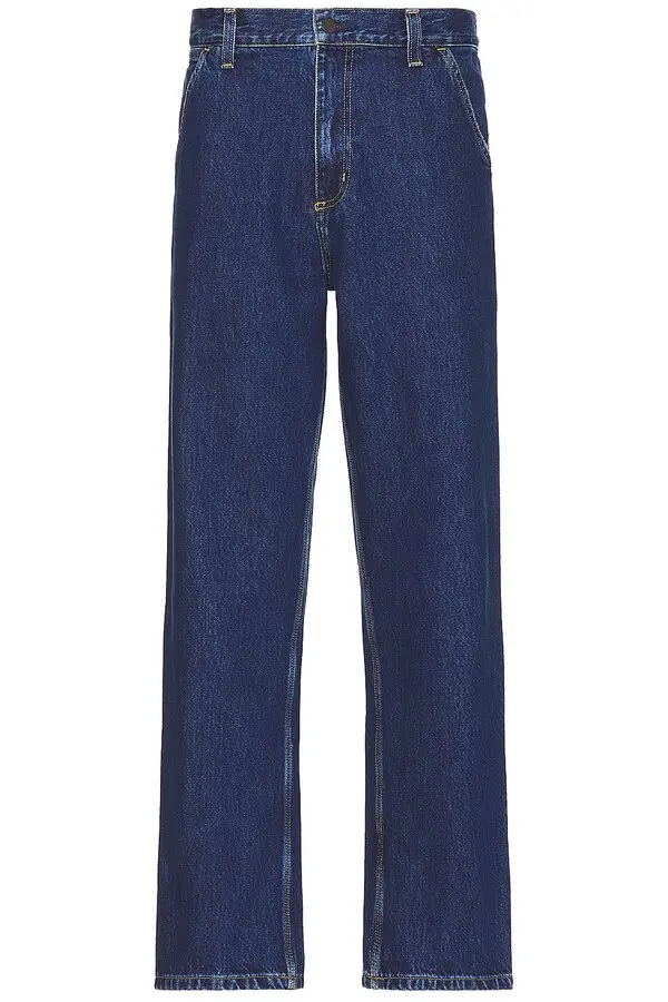 Carhartt Work In Progress Single Knee Jeans - Blue