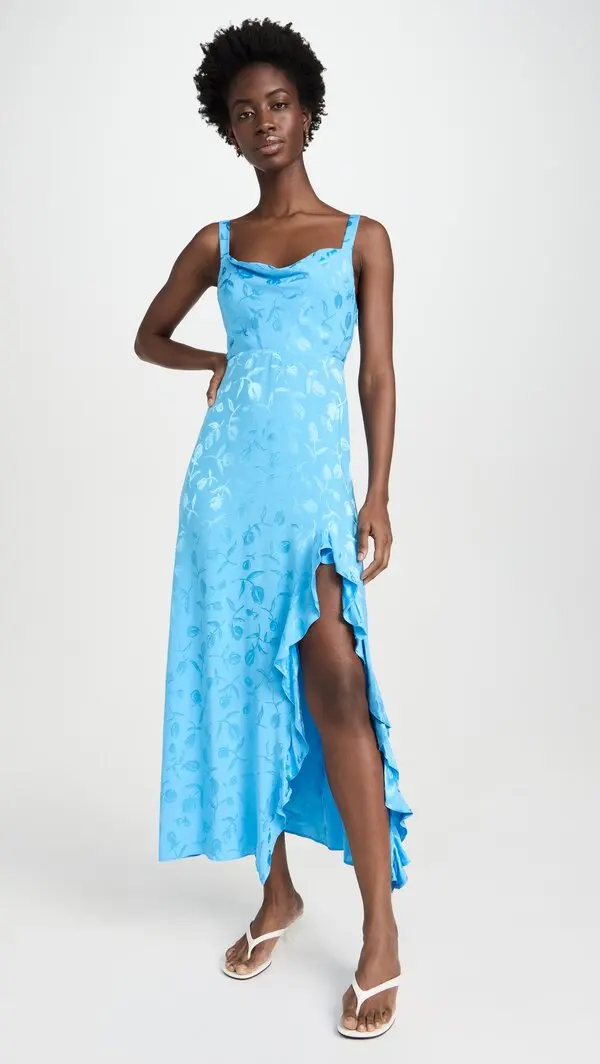 Anna October Tulip Dress Kitri Carissa Maxi Dress In Sky Blue Tulip REVOLVE