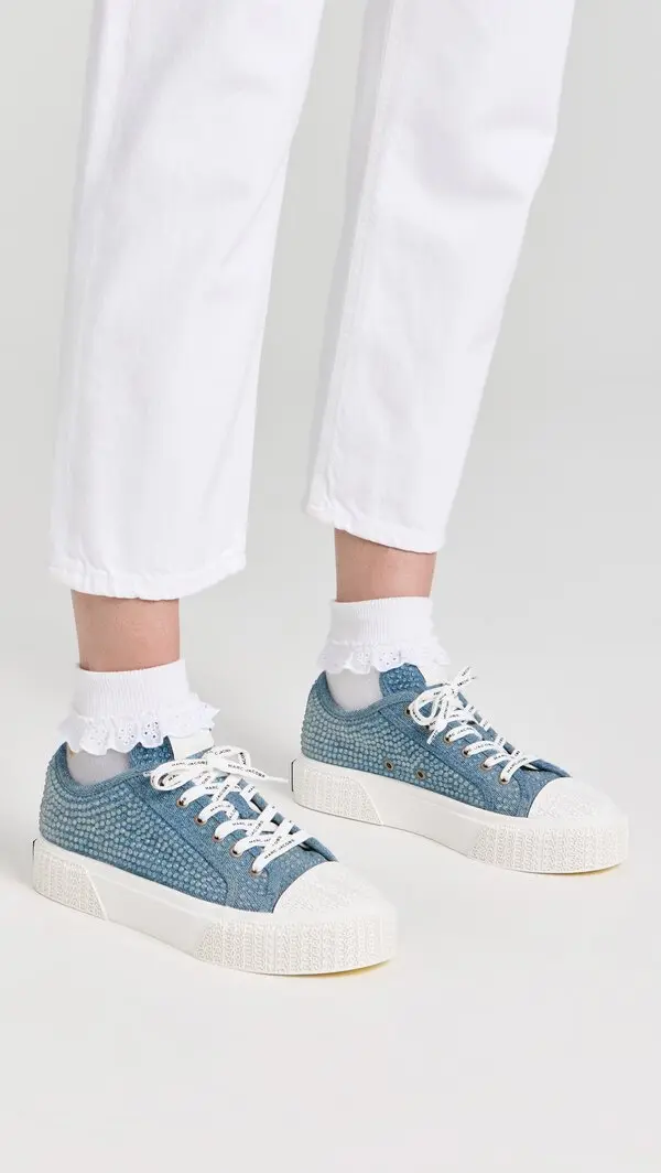Marc Jacobs Crystal-embellished Sneakers