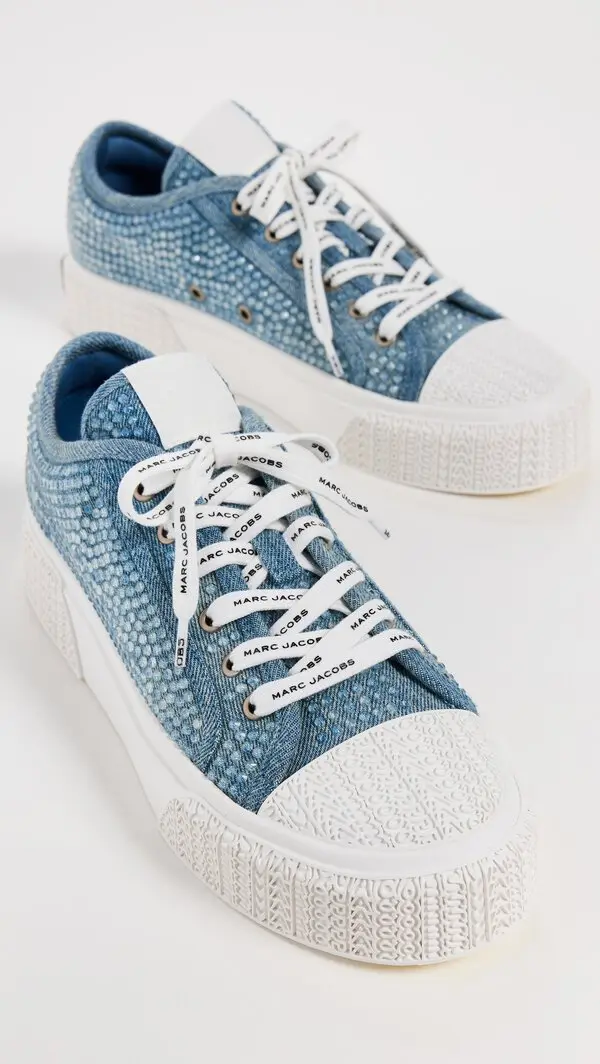 Marc Jacobs Crystal-embellished Sneakers