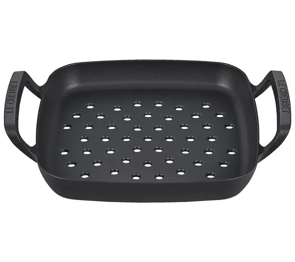 LE CREUSET Alpine Outdoor 12' Square Grill Bask Et - One-color