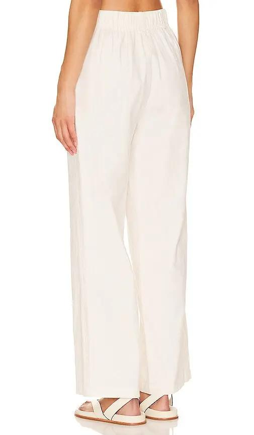 L*Space Rhodes Linen Cotton Blend Wide Leg Pants