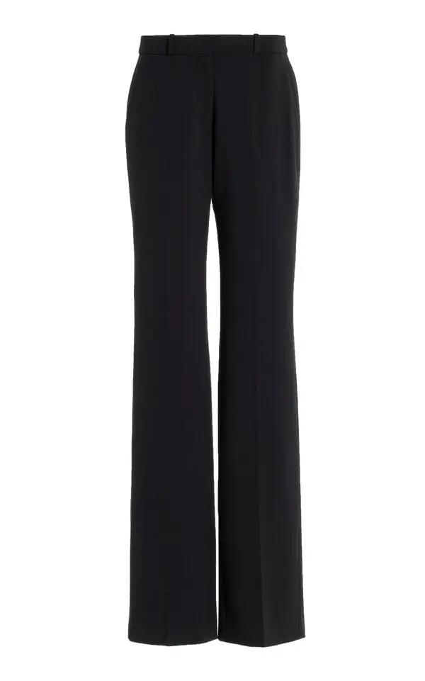 DEL CORE Slim Wool-blend Cigarette Pants
