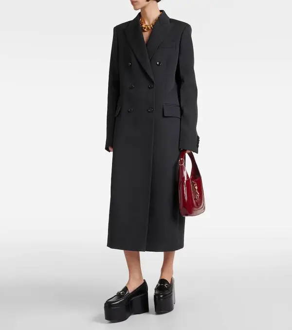 Gucci Double-breasted Wool Coat