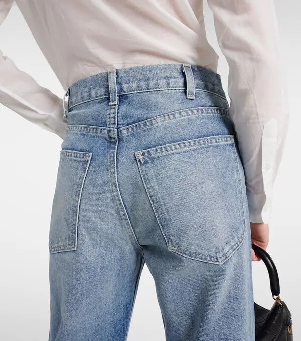 NILI LOTAN Mitchell Low-rise Jeans - Blue