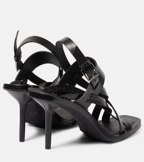 Max Mara Seamhighsan 90 Leather Sandals