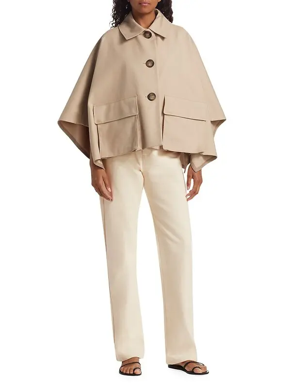 Max Mara Fred Crop Trench Cape