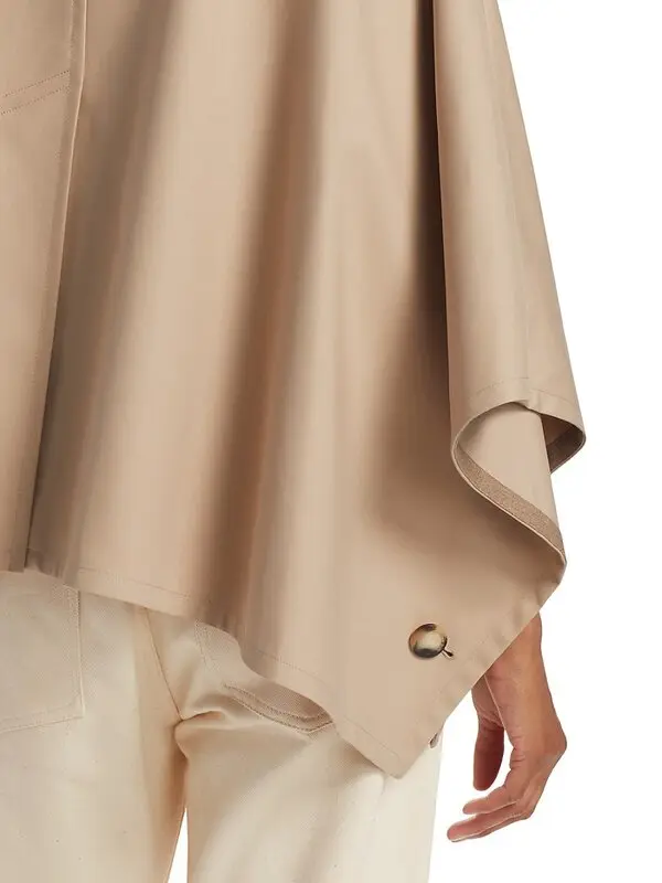 Max Mara Fred Crop Trench Cape