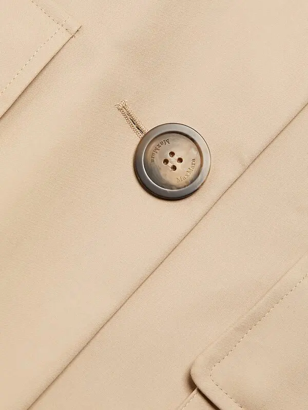 Max Mara Fred Crop Trench Cape