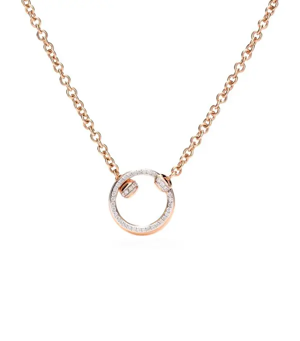 Pomellato Together Diamond Necklace - Rose Gold