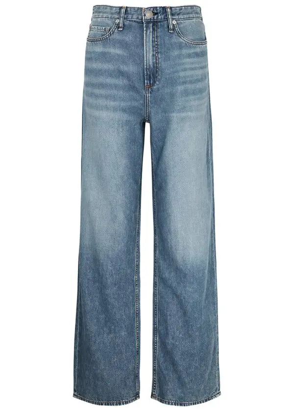 Rag & Bone Logan Wide-leg Jeans - Blue