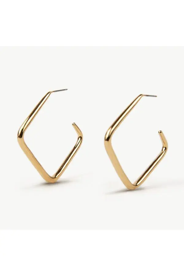 SOKO Laini Maxi Hoop Earrings - Gold