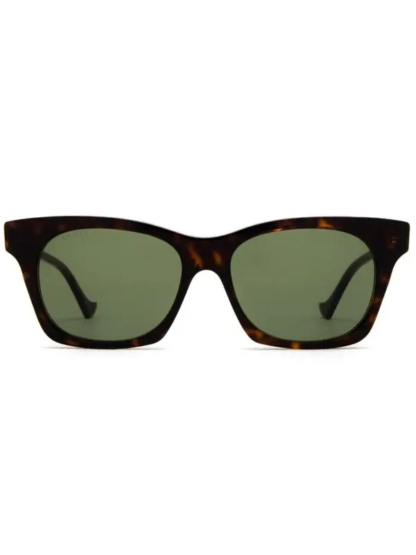 Gucci Rectangular-frame Sunglasses - Brown