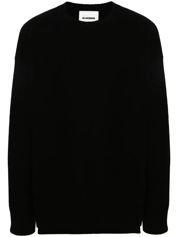 JIL SANDER Side-slits Wool Jumper