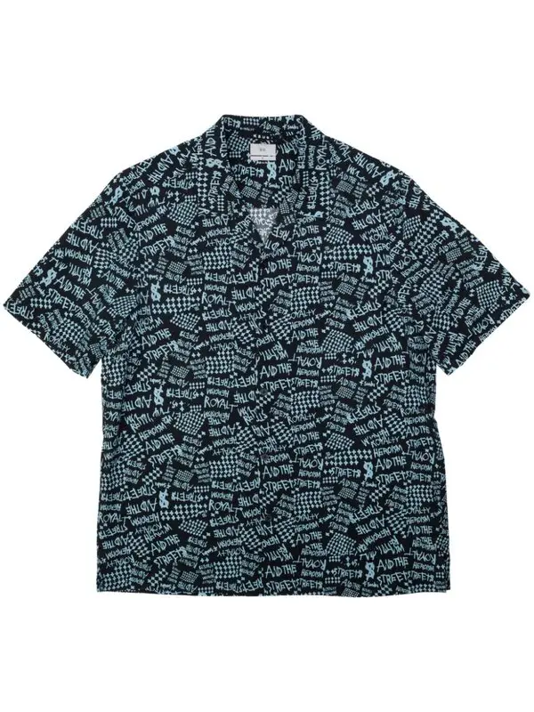 Ksubi Heroism Text-print Tencel Shirt