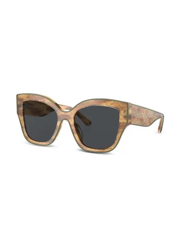 Tory Burch Logo-print Cat-eye Sunglasses