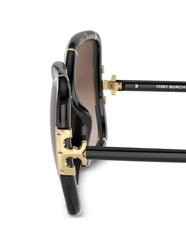 Tory Burch Tortoiseshell Square Sunglasses