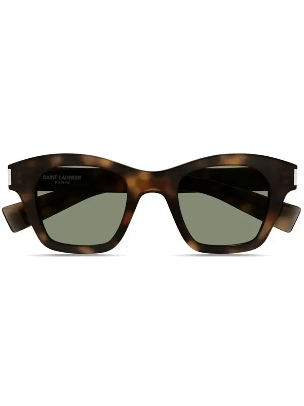 Saint Laurent Sl 592 Cat-eye Sunglasses - Brown
