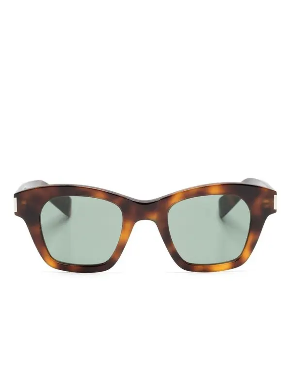 Saint Laurent Sl 592 Cat-eye Sunglasses - Green