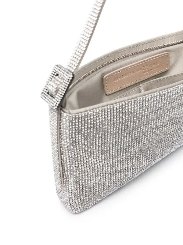 Benedetta Bruzziches Your Best Friend Shoulder Bag - Silver