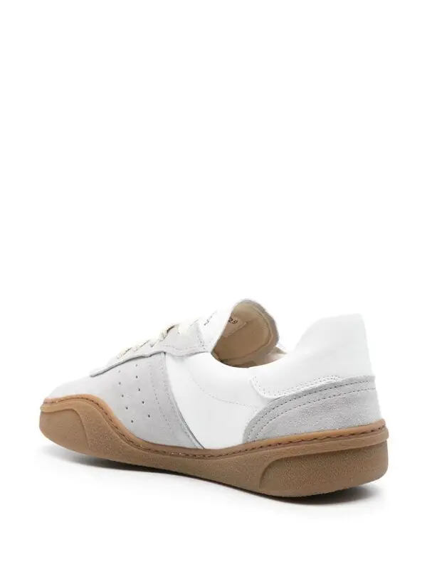 Acne Studios Panelled Leather Sneakers - White