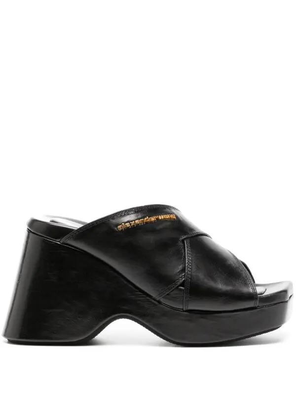 Alexander Wang Float 105mm Platform Leather Sandals
