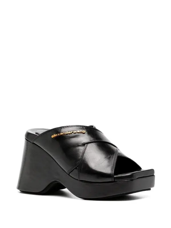 Alexander Wang Float 105mm Platform Leather Sandals