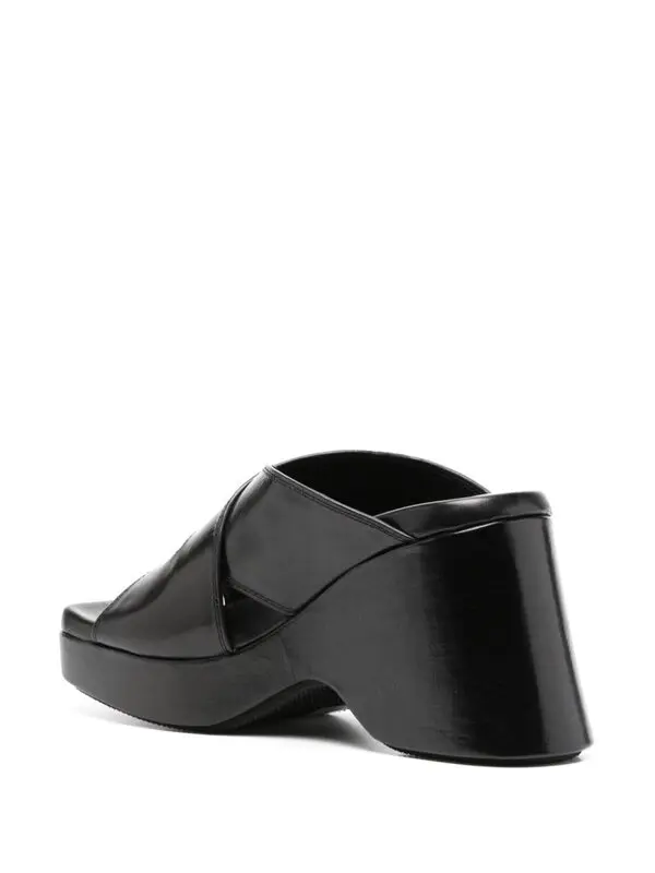 Alexander Wang Float 105mm Platform Leather Sandals
