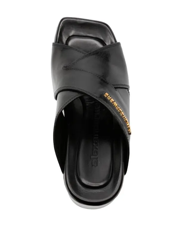 Alexander Wang Float 105mm Platform Leather Sandals