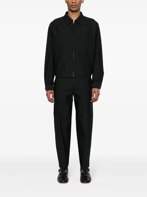 Lemaire Zip-Up Jacket In Black - 47% Off | Editorialist