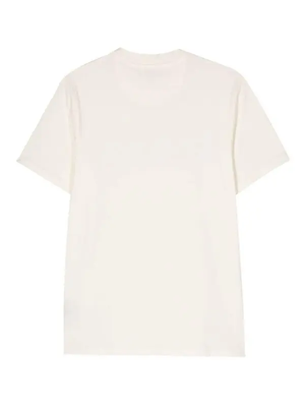 Barbour Logo-print Cotton T-shirt - Neutrals