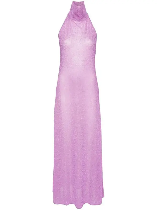 Oseree Lurex Maxi Dress